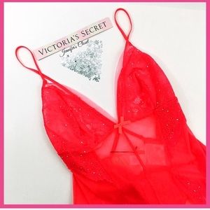 Victoria's Secret | Intimates & Sleepwear | Victorias Secret Red ...